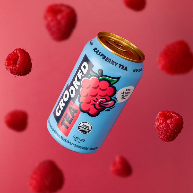 Crooked Tea Raspberry Hard Iced Tea