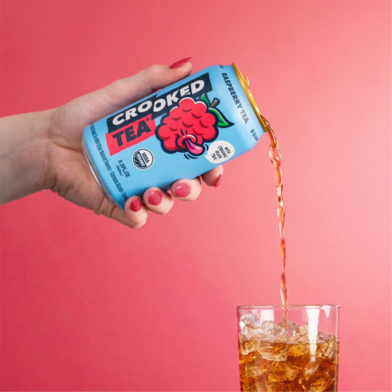 Crooked Tea Raspberry Hard Iced Tea